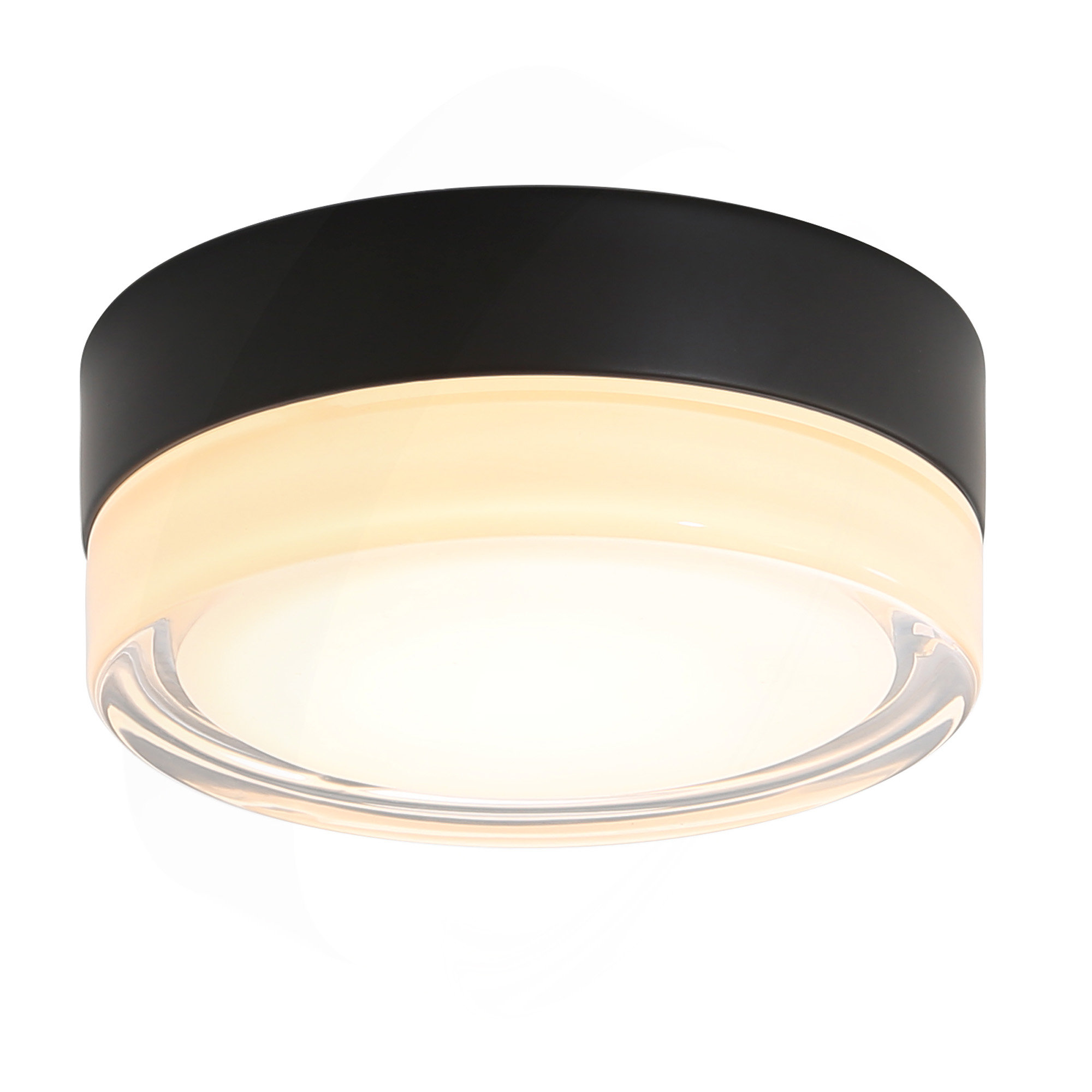 Wrought Studio™ Small Size Flush Mount Ceiling Light 24W Glass ...