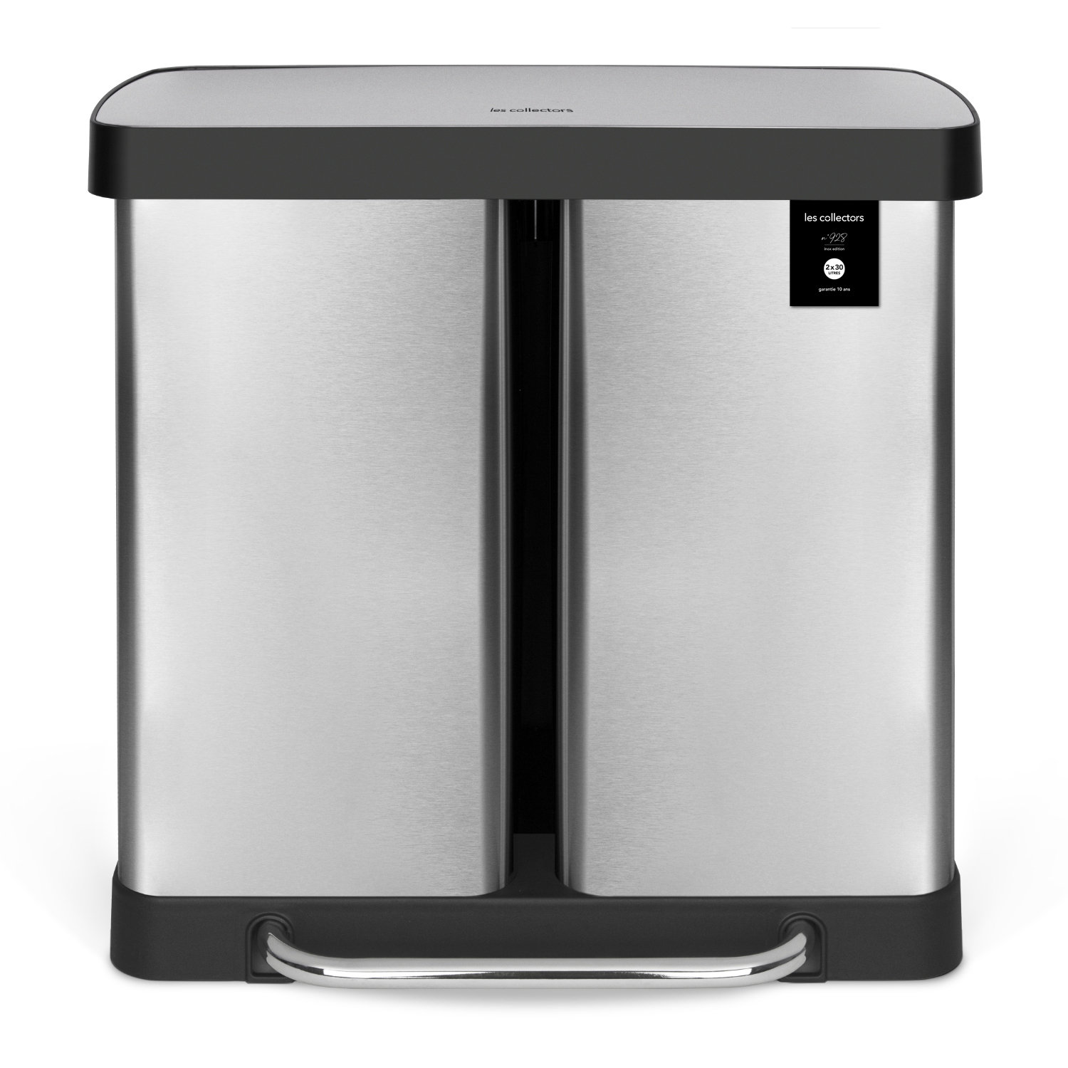 LES COLLECTORS 60 Litre Step On Multi-Compartments Trash & Recycling ...
