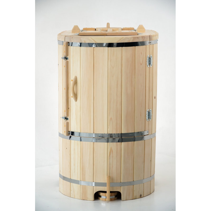 RebirthPRO Traditional Steam Sauna in Cedar | Wayfair