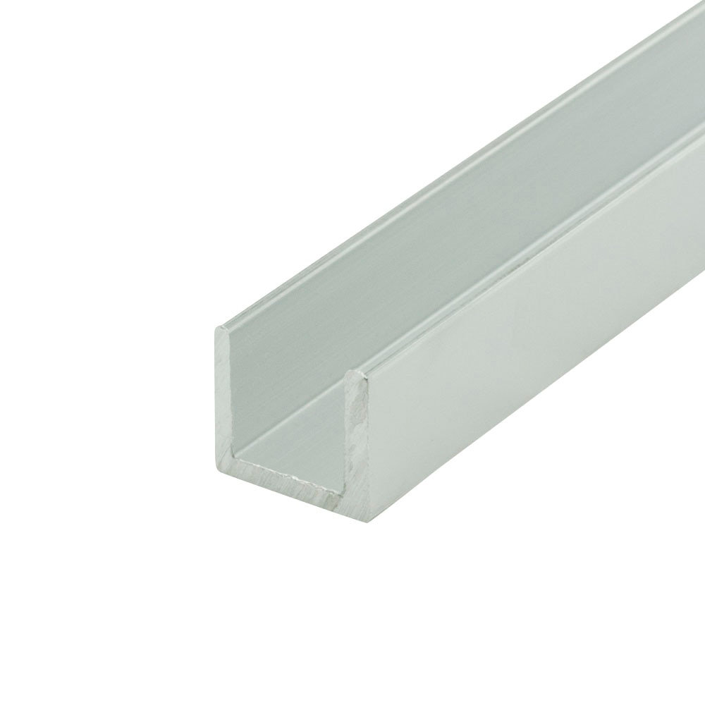Outwater Alu847-M Mill Finish 1/2 Inch Inside Dimension Aluminum U ...