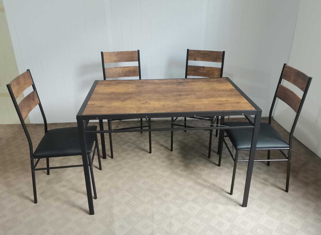 17 Stories Dining Table, Kitchen Table and Chairs for 4-6 with Wine ...