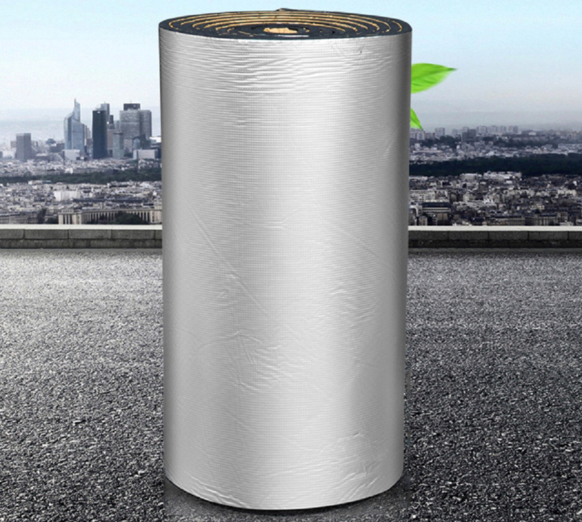 Mr.Garden Aluminum Foil Rubber Plastic Insulation Cotton Self-Adhesive ...