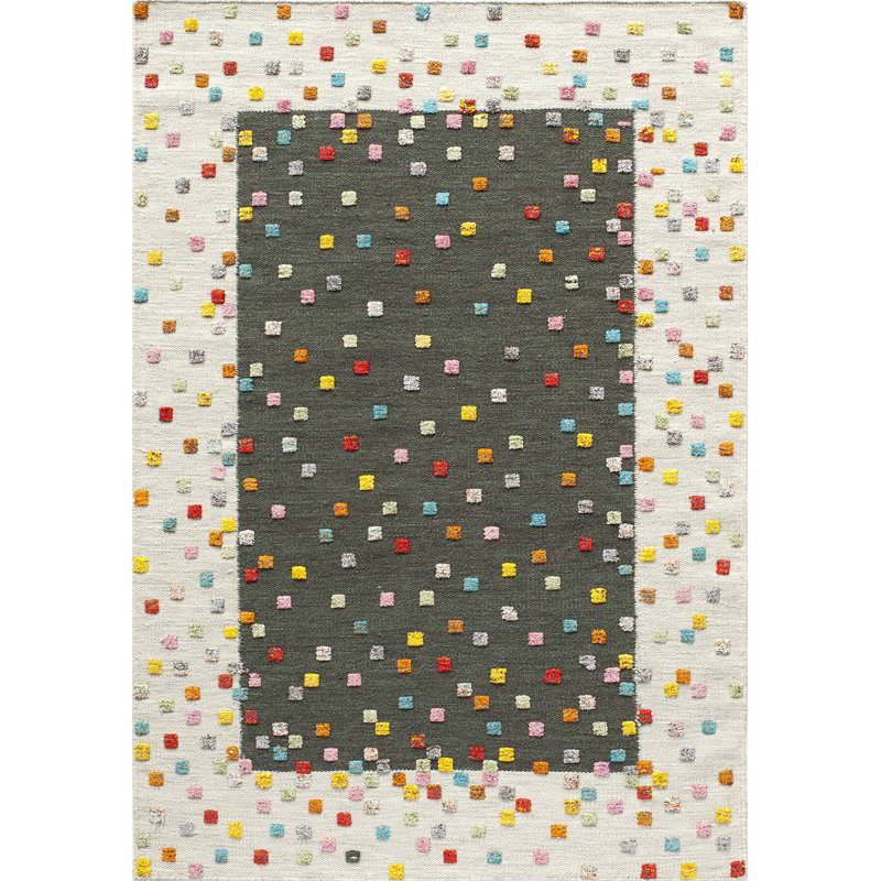 Isabelle & Max™ Virgil Geometric Handmade Flatweave Charcoal Area Rug ...