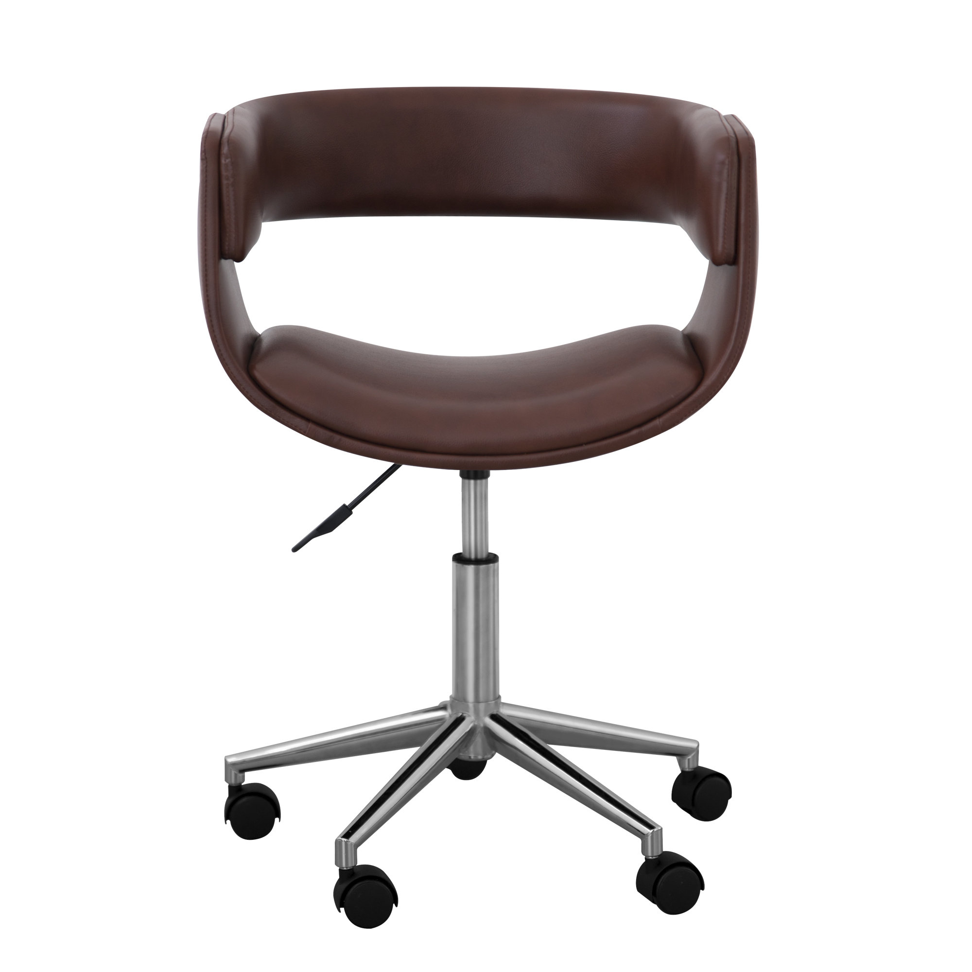George Oliver Deaner Home Office Task Desk Chair with Wheels & Reviews ...
