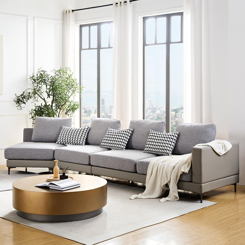 Brayden Studio® Darroll 143.9" Upholstered Sofa | Wayfair