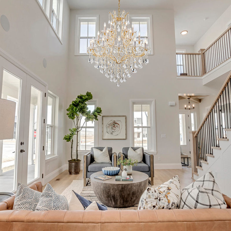 Everly Quinn Jayson 24 - Light Chandelier & Reviews | Wayfair
