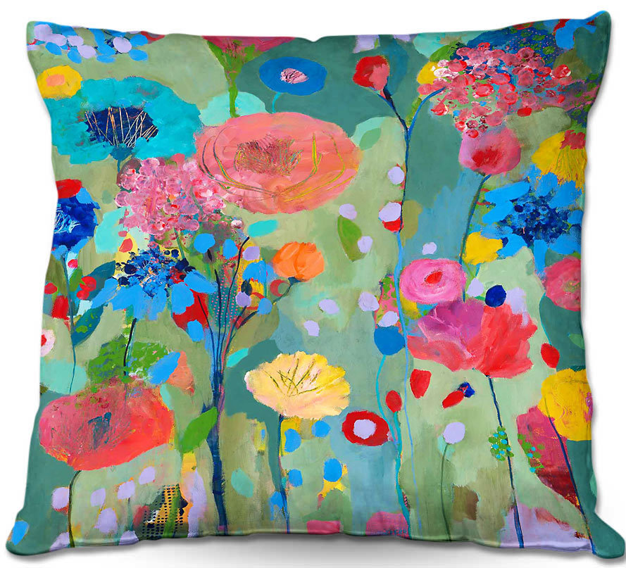 DiaNoche Designs Dreamscape Throw Pillow & Reviews | Wayfair