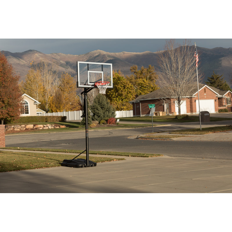 Lifetime Height Adjustable Portable Basketball Hoop (54" Polycarbonate ...