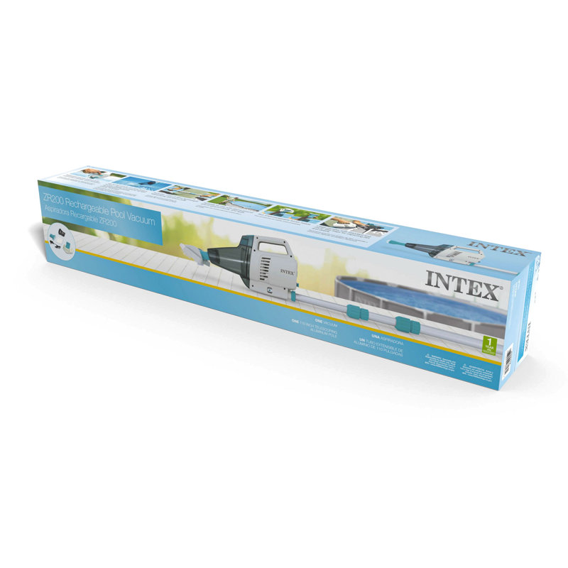 Intex ZR200 Rechargeable Cordless Telescoping Pool Vacuum & Reviews ...
