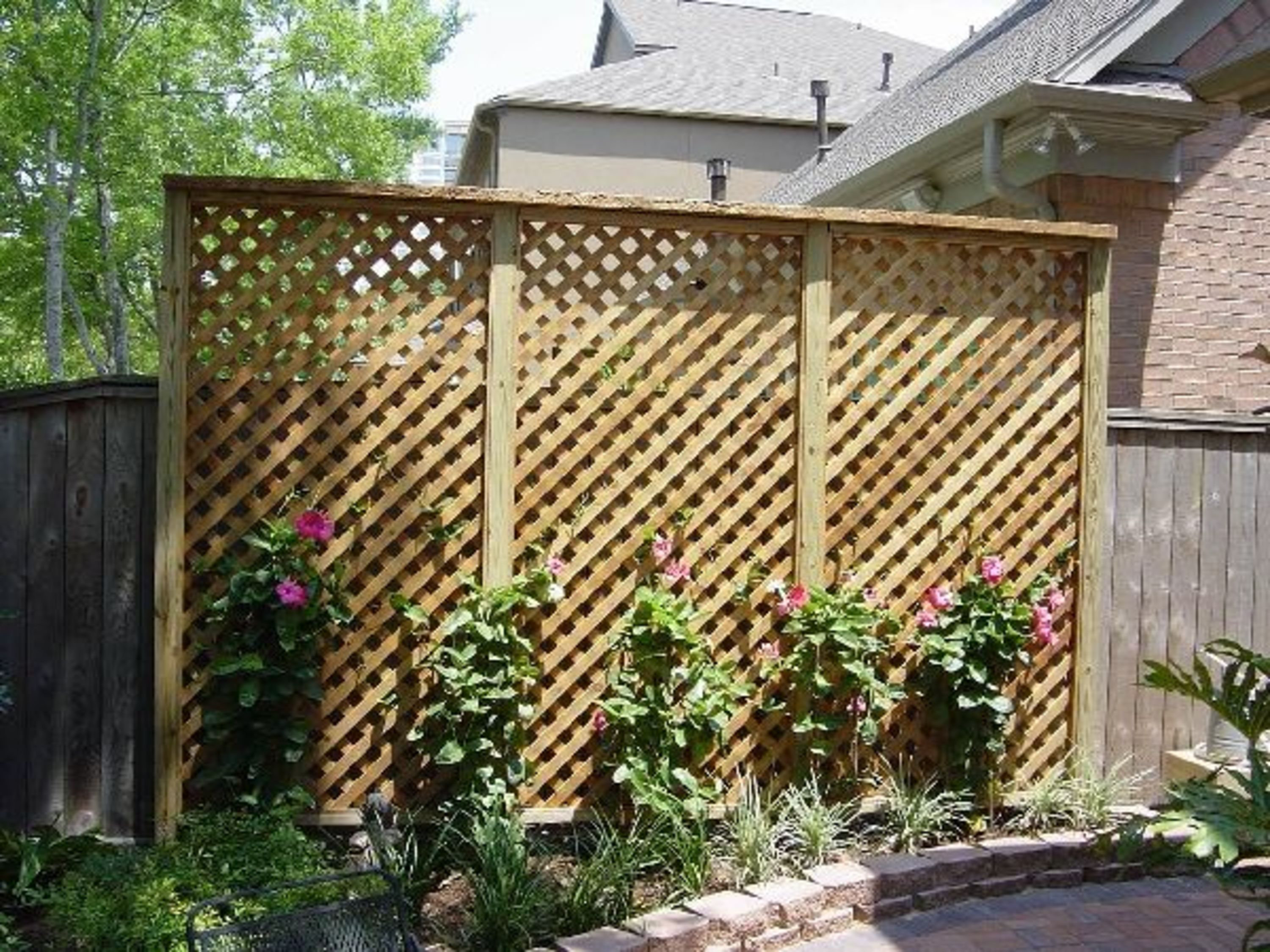 Porpora Wood Lattice Panel Trellis - Wayfair Canada