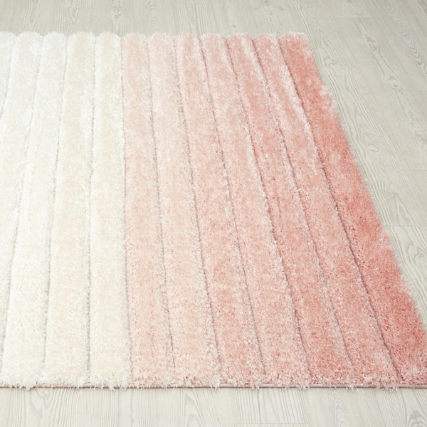 Latitude Run® Lantanas Performance Pink/Ivory Rug & Reviews | Wayfair
