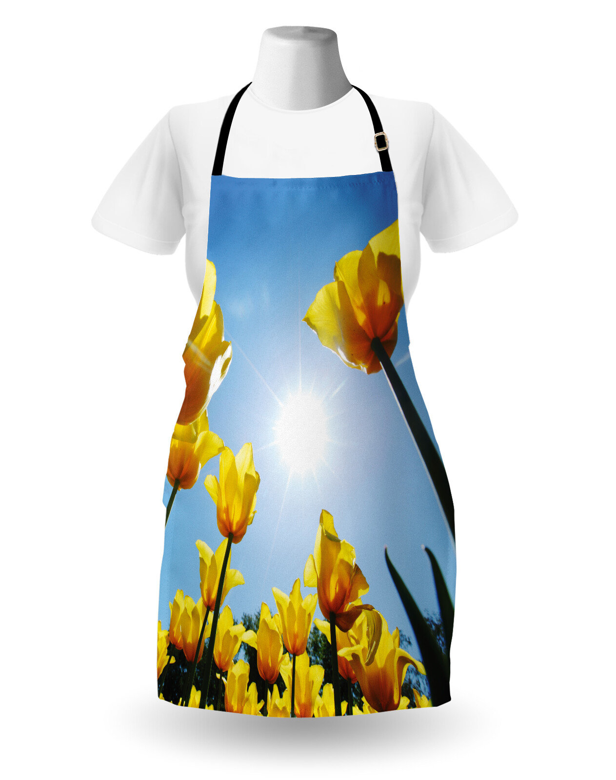 East Urban Home Tulip Apron Unisex, Field Summer Blooms, Adult Size ...