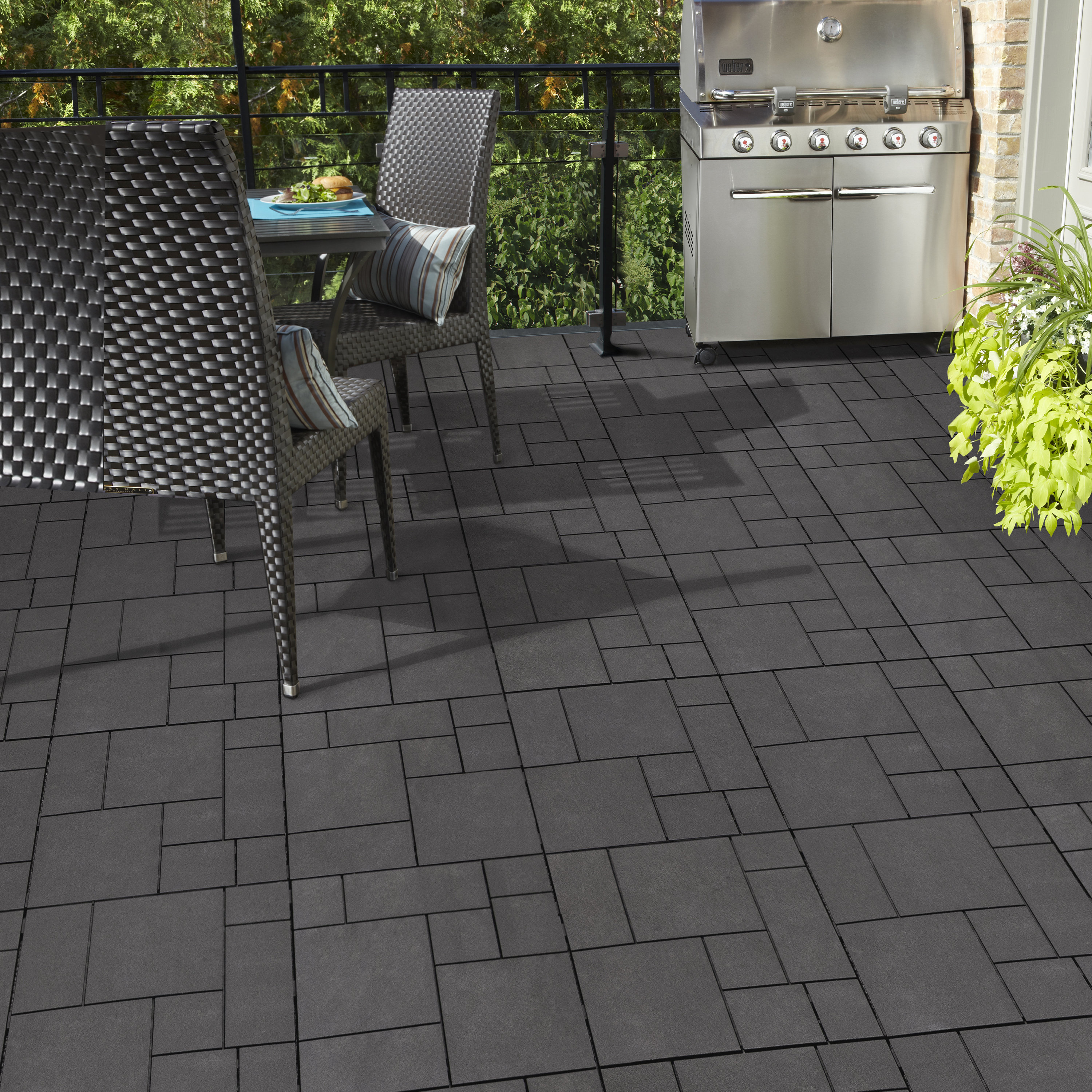 NICOMAN Cosmo Composite Interlocking Deck Tile | Wayfair.co.uk