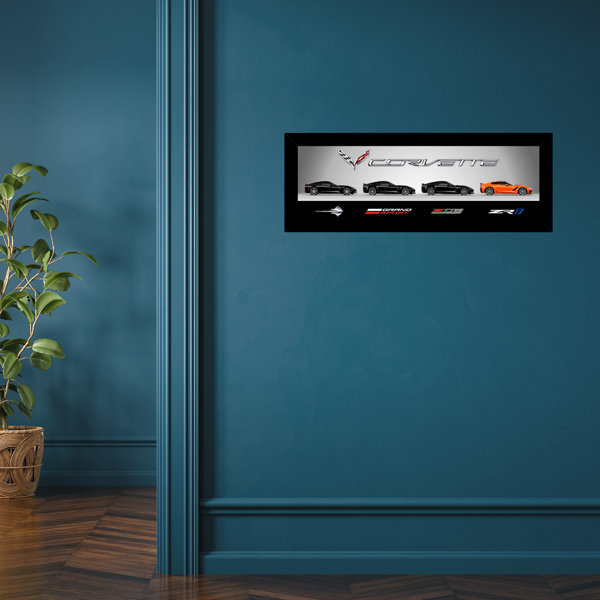 Second Story Collection 2019 Corvettes - Single Picture Frame Print on ...