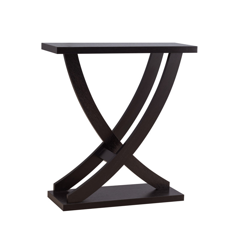 Ophelia & Co. Contemporary Console Table With Curved Intersecting Legs ...