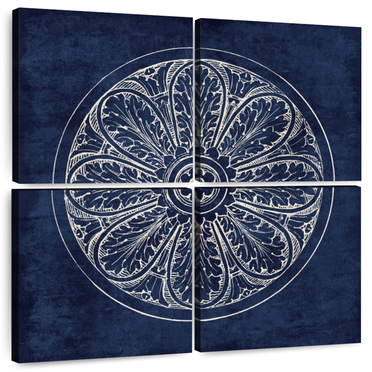Elephant Stock Rosette V Indigo | Wayfair