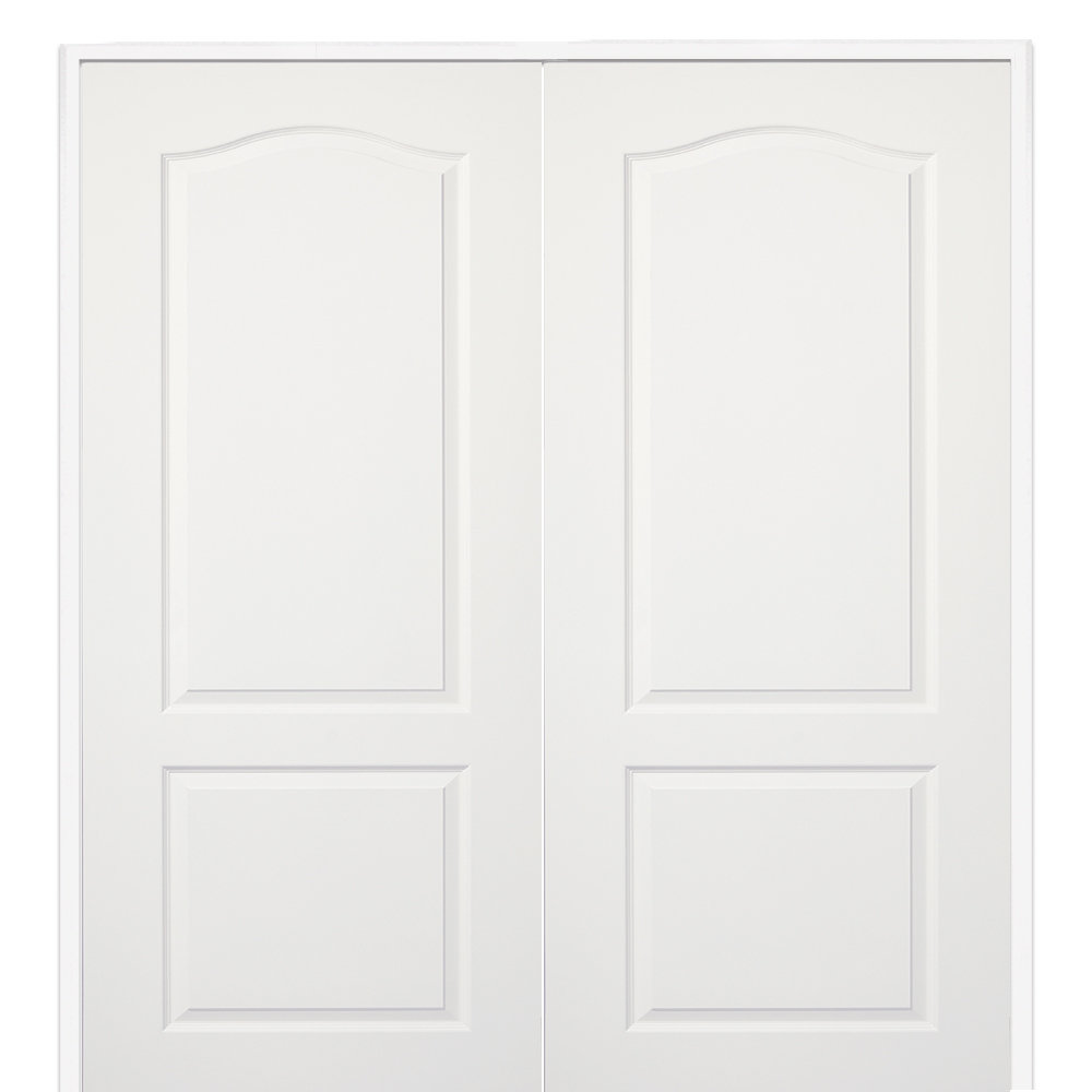Verona Home Design Panelled Solid Manufactured Wood Primed Moulded ...