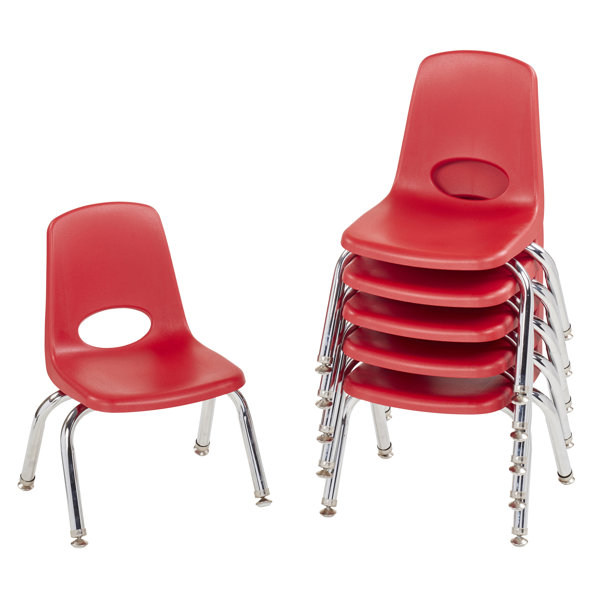 Factory Direct Partners Stacking Classroom Chair ( Set of 6 ) & Reviews ...