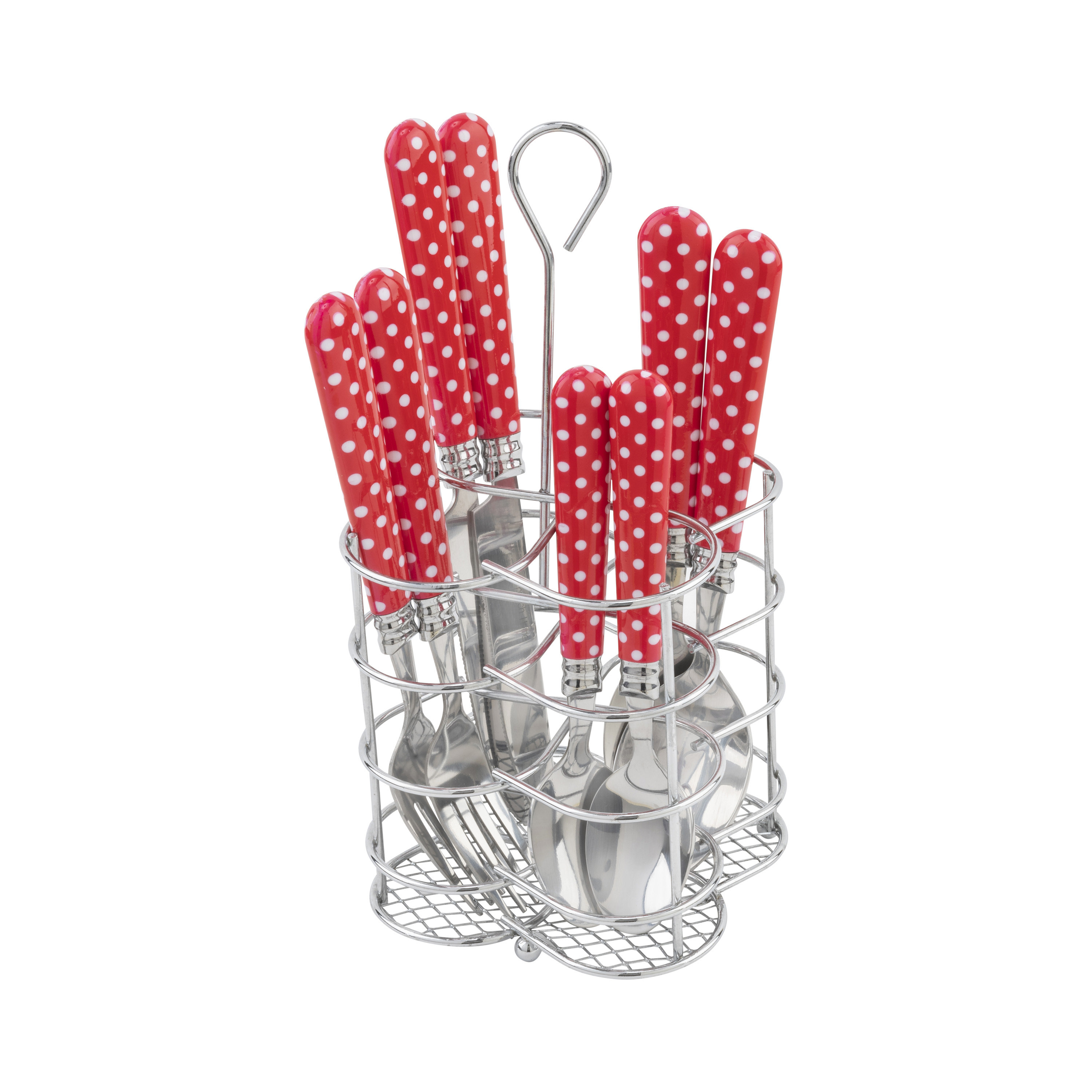 French Home Bistro 16-Piece Stainless Steel Flatware Set, Service for 4 ...