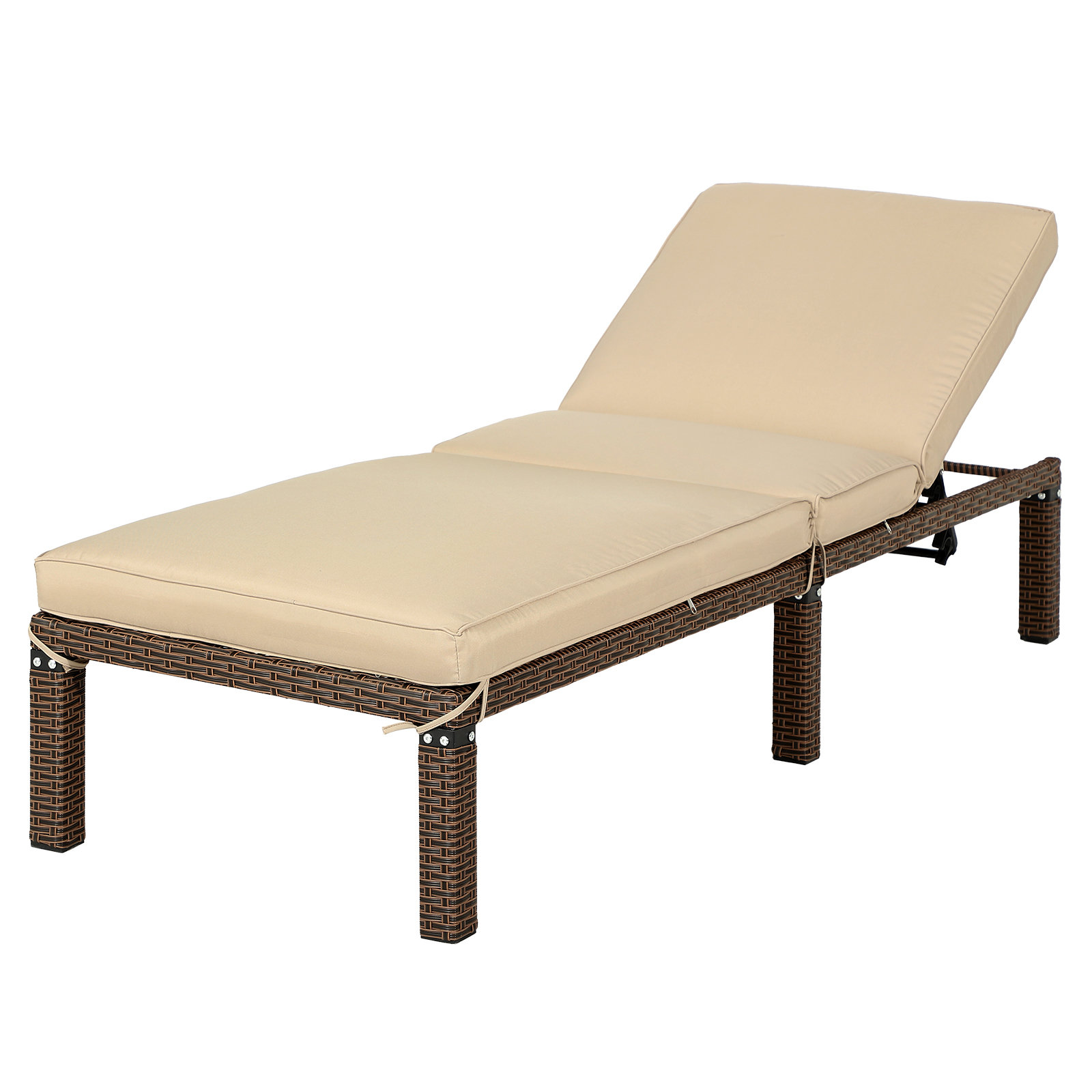 Latitude Run® 76.8" Long Reclining Single Chaise with Cushions | Wayfair