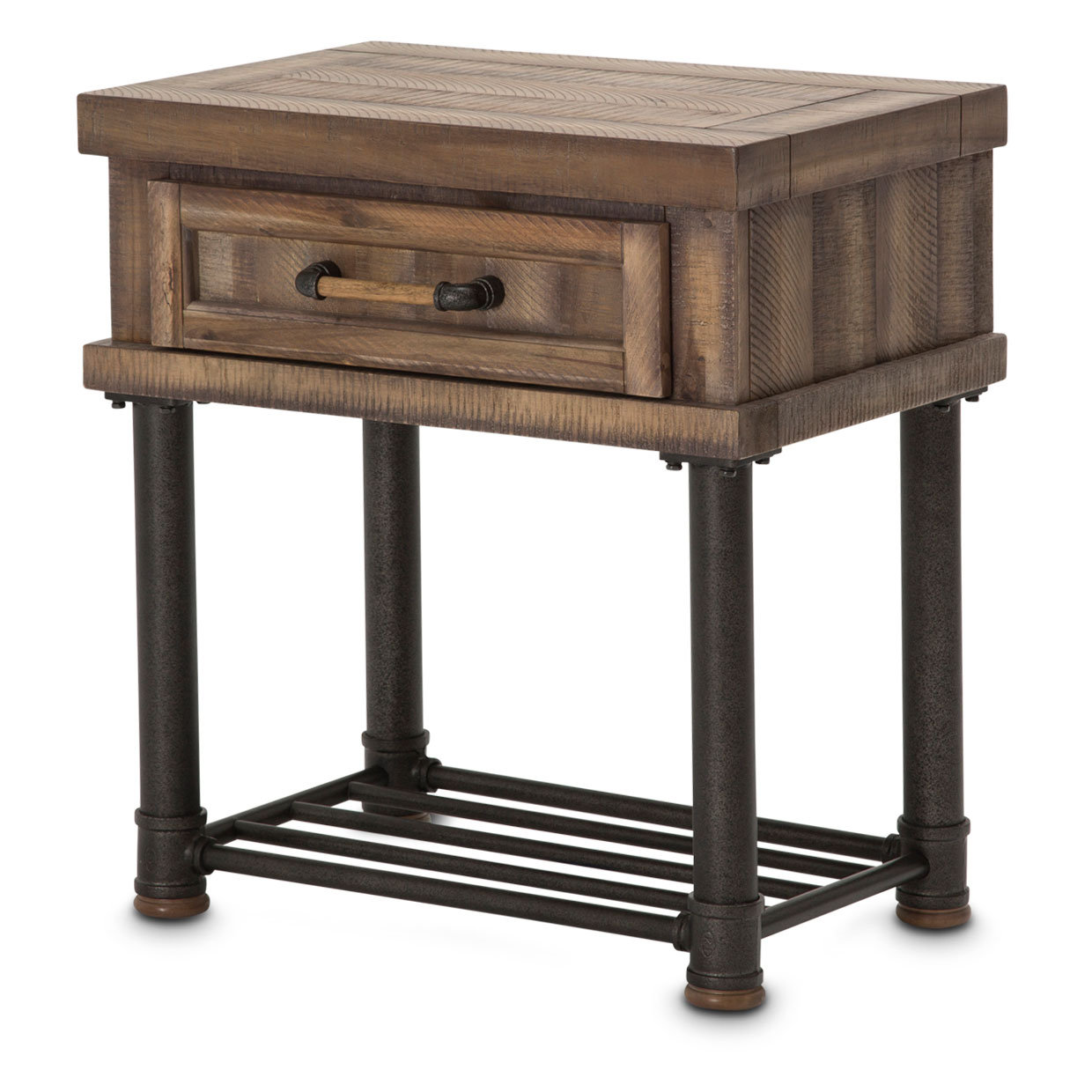 Michael Amini / Kathy Ireland Home Designs Crossings Side Table W ...