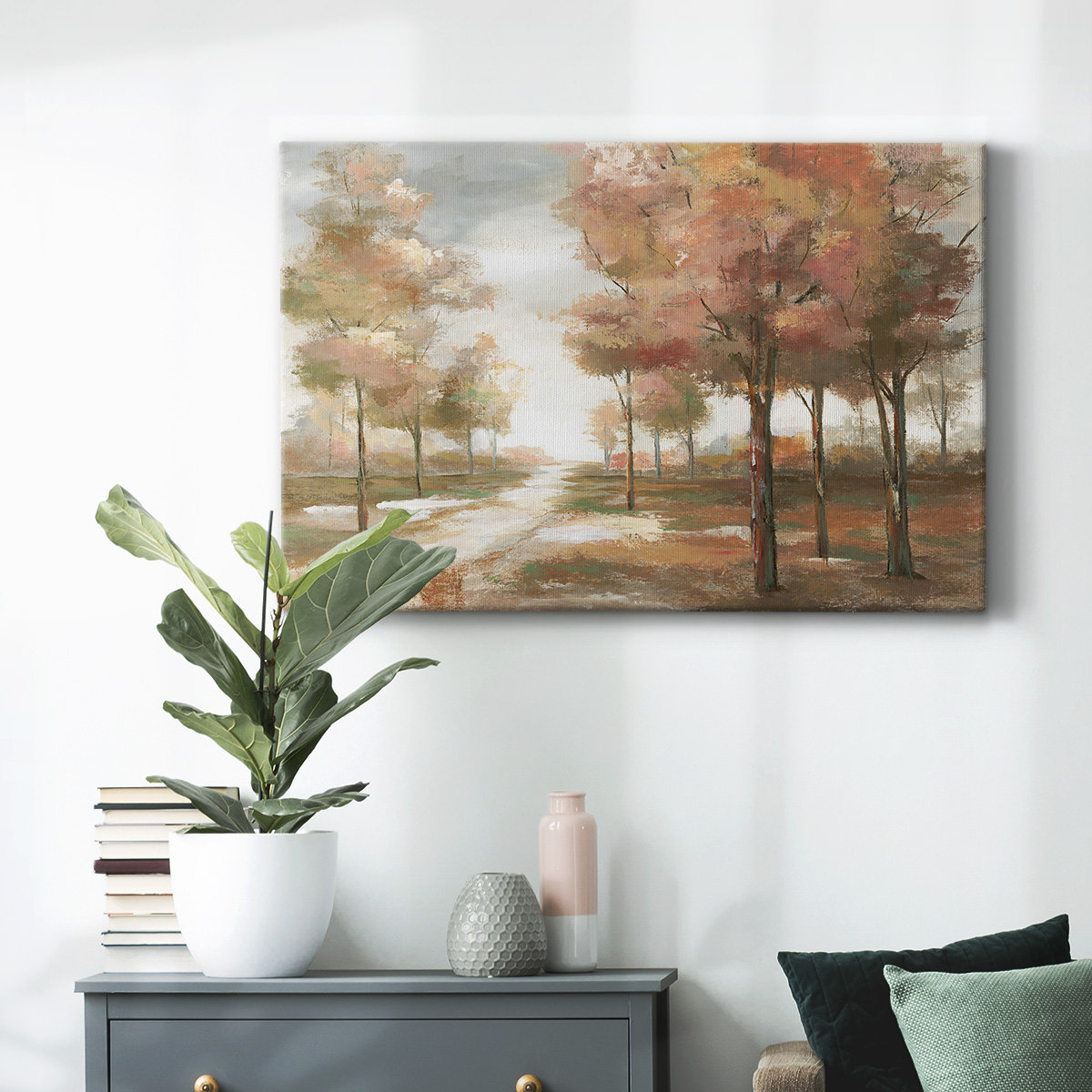 Lark Manor™ Pastel Park-Gallery Wrapped Canvas | Wayfair