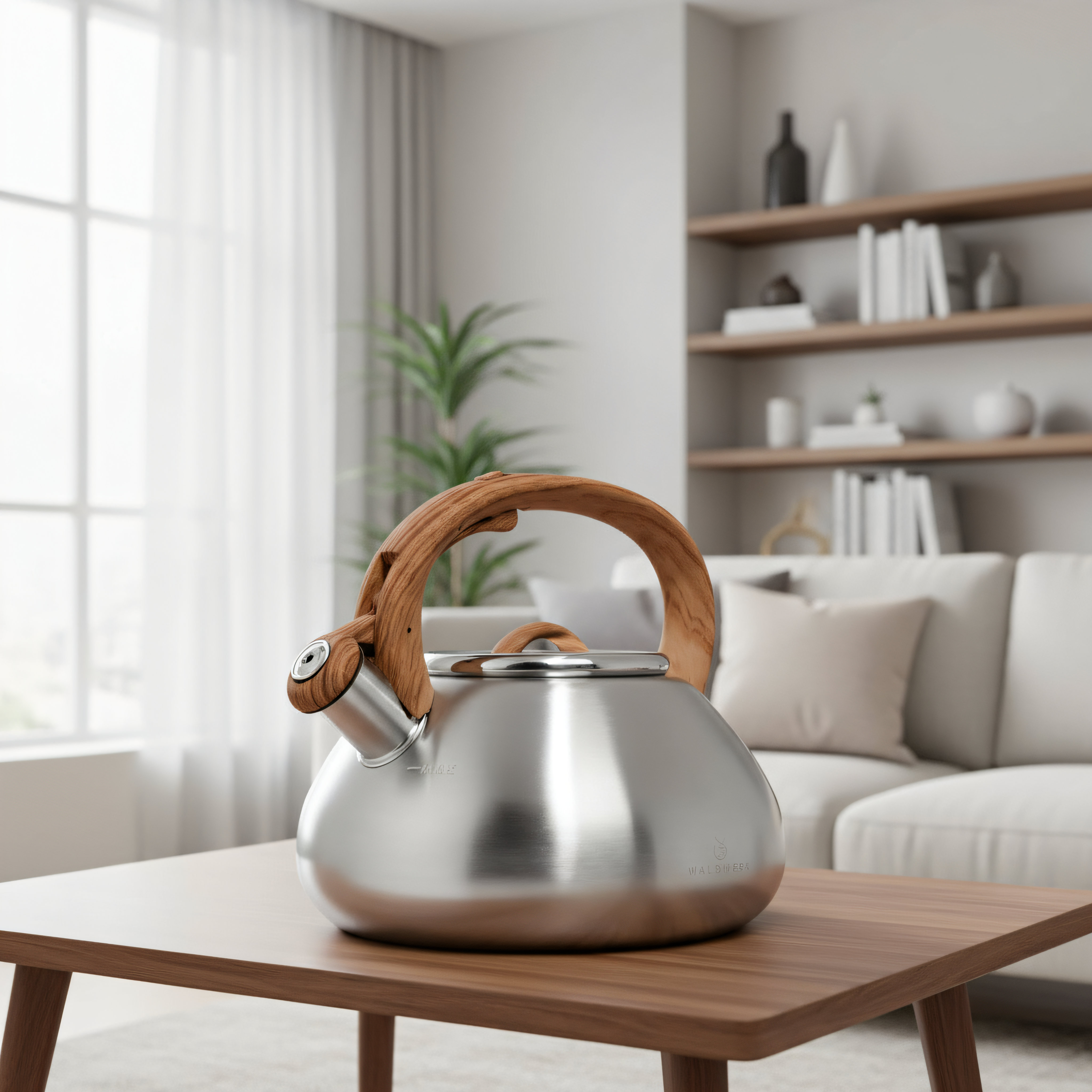 HANGZHOUFEIXIN 2.4-quart Stainless Steel Stovetop Kettle With Horn ...