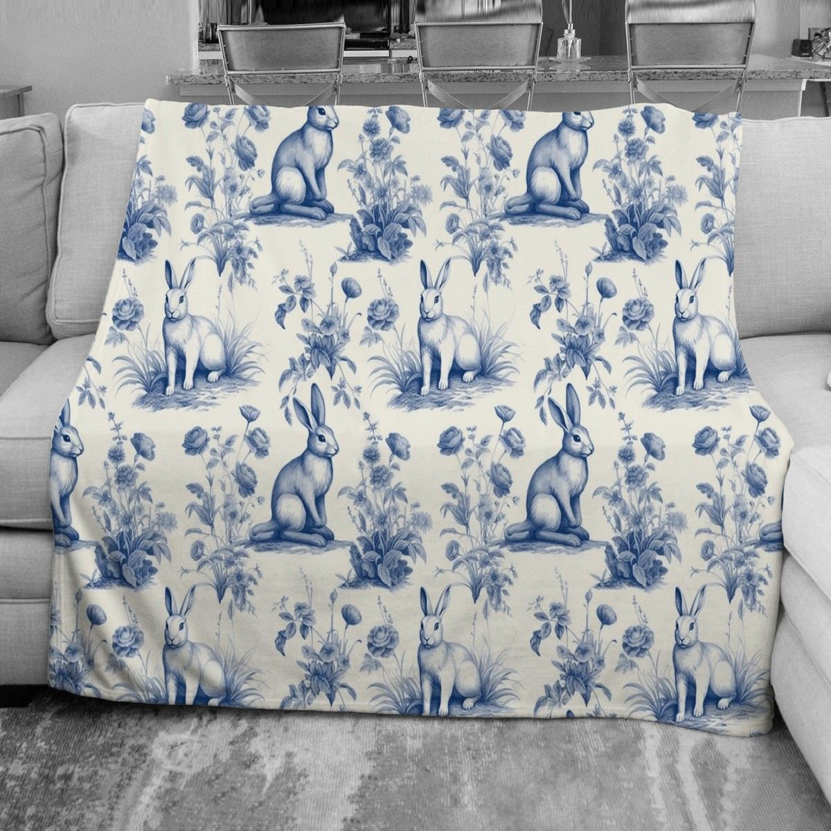 VisionDecor Bunny Fleece Blanket | Wayfair