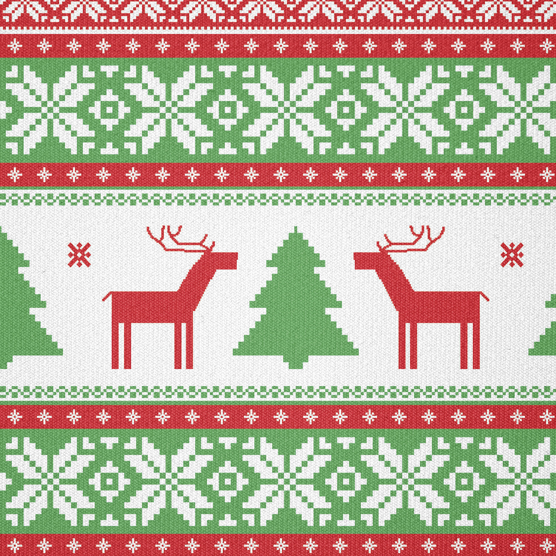 The Seasonal Aisle Alexeya Holiday Season Deer Fabric | Wayfair.co.uk