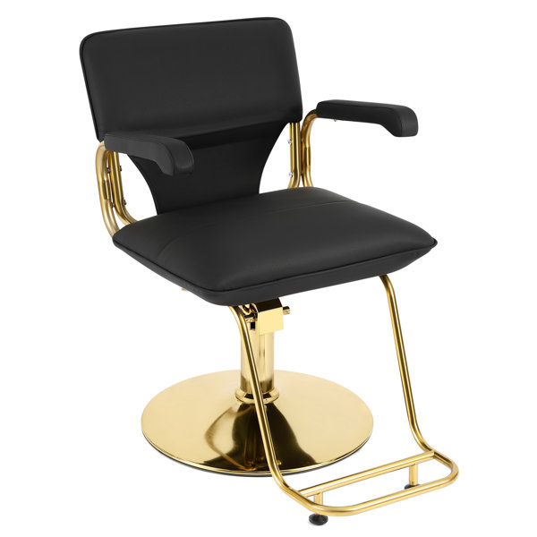 Inbox Zero 360°swivel Hydraulic Adjustable Height Salon Chair With ...