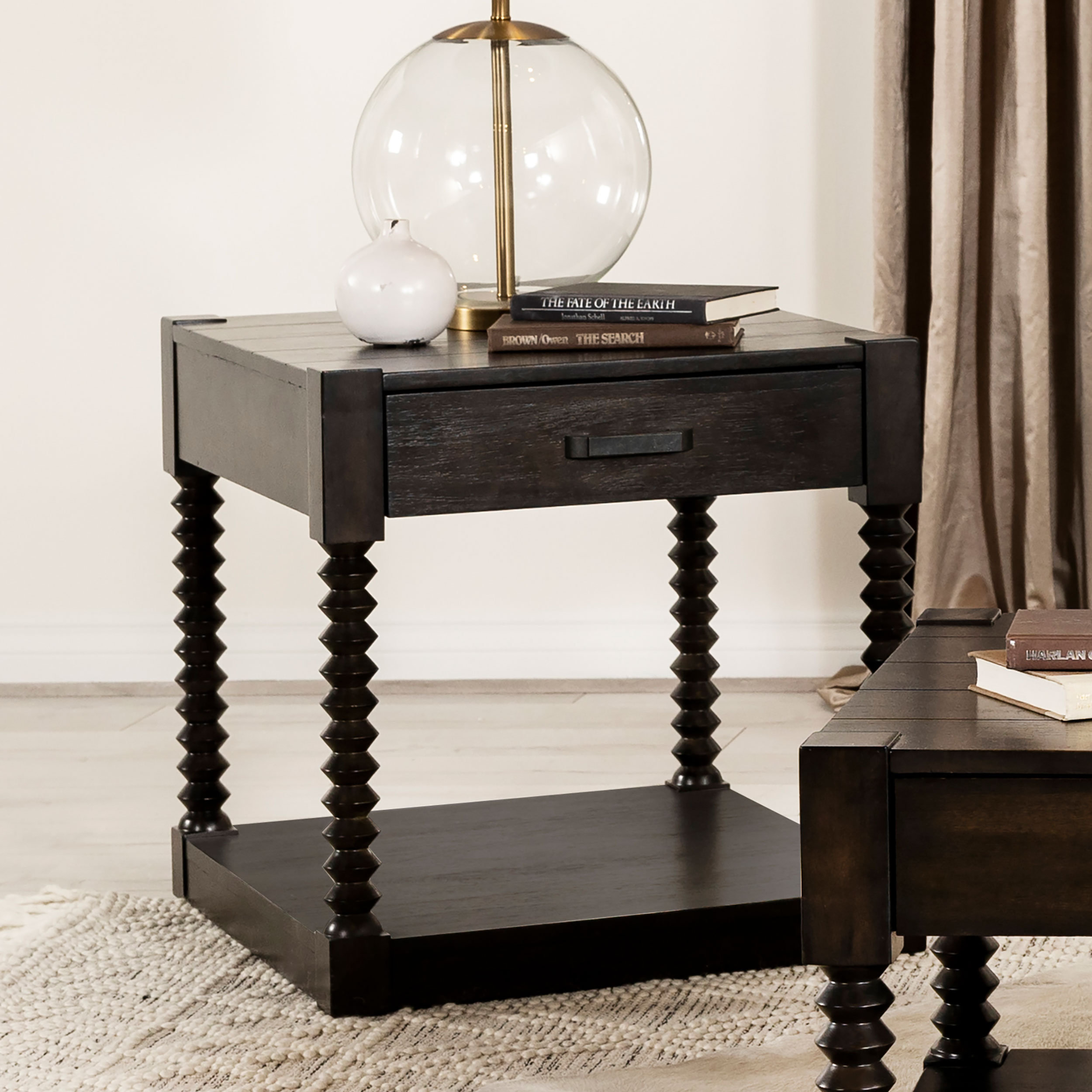 Canora Grey Bonny Floor Shelf End Table with Storage | Wayfair