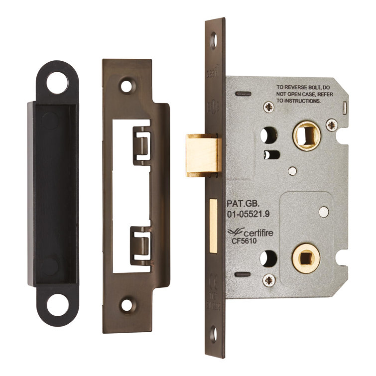 Symple Stuff Lorie Easi-T Bathroom 3 Piece Lock Set & Reviews | Wayfair ...