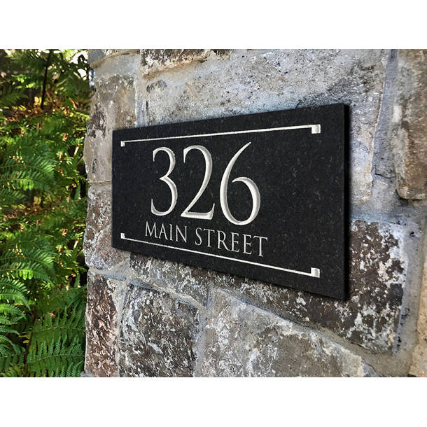Whitehall Products 2-Line Address Sign & Reviews | Wayfair