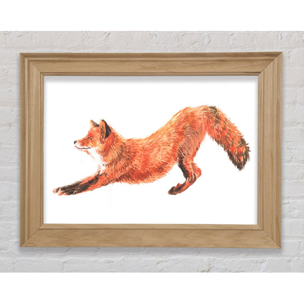 Bright Star The Fox Crouching - Single Picture Frame Art Prints ...