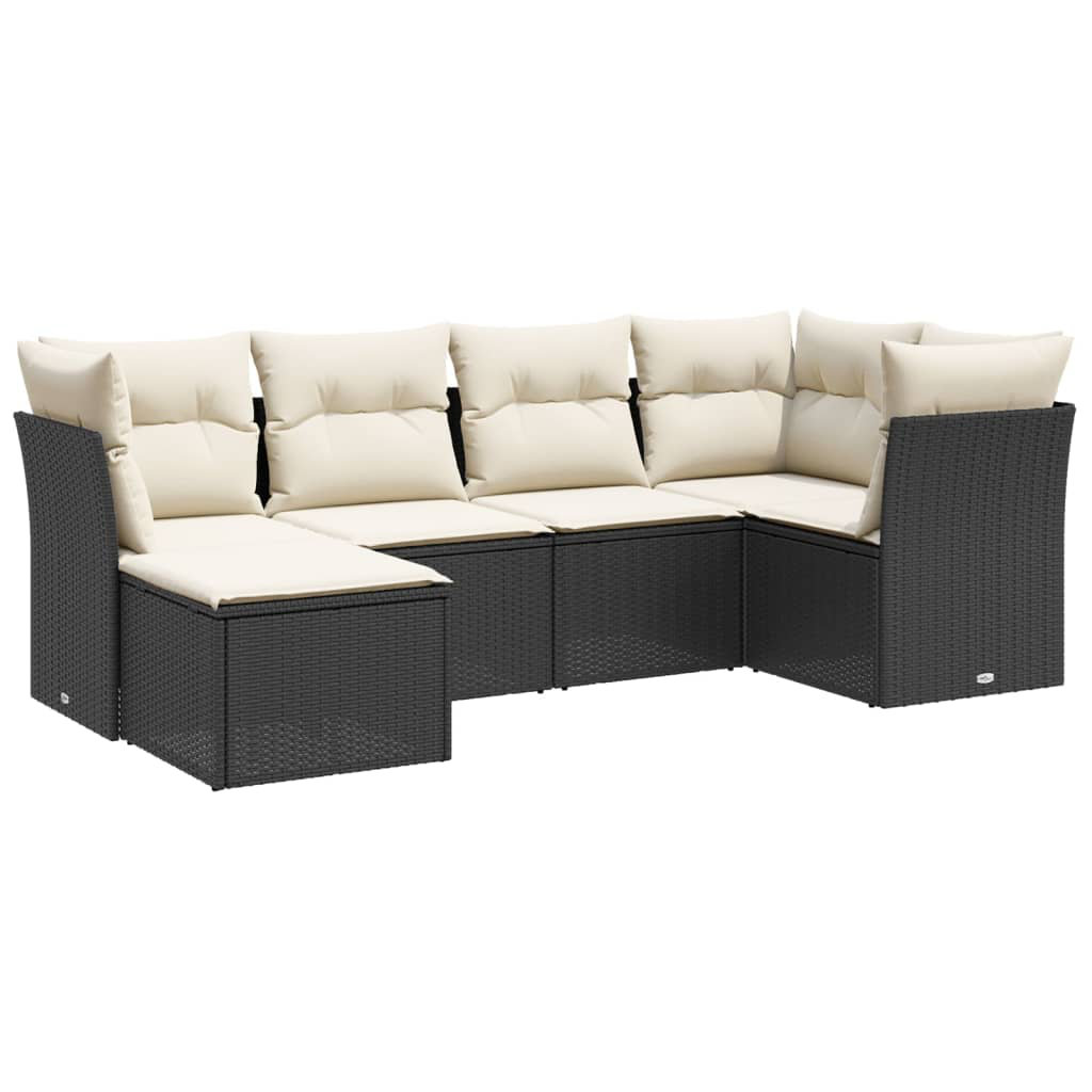 Vidaxl Garden Sofa Set PE Rattan Medium Modular Garden Sofa Set | Wayfair