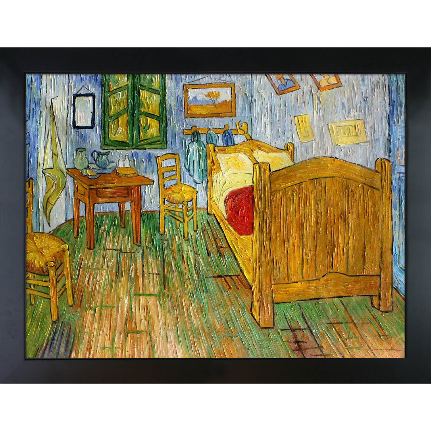 Overstock Art Vincent's Bedroom At Arles By Vincent Van Gogh With New ...