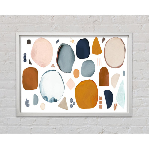 Bright Star The Abstract Shape Collage - Single Picture Frame Art ...