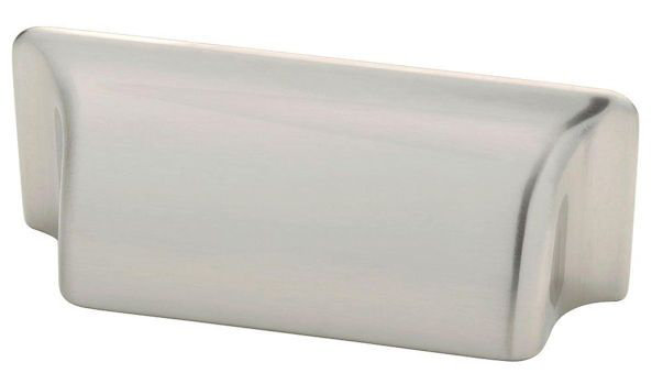 D. Lawless Hardware 3" Myrcella Rectangular Bin Pull Satin Nickel | Wayfair