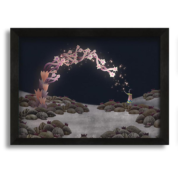 Happy Larry The Flowers Are Alive - Picture Frame Graphic Art on Canvas ...