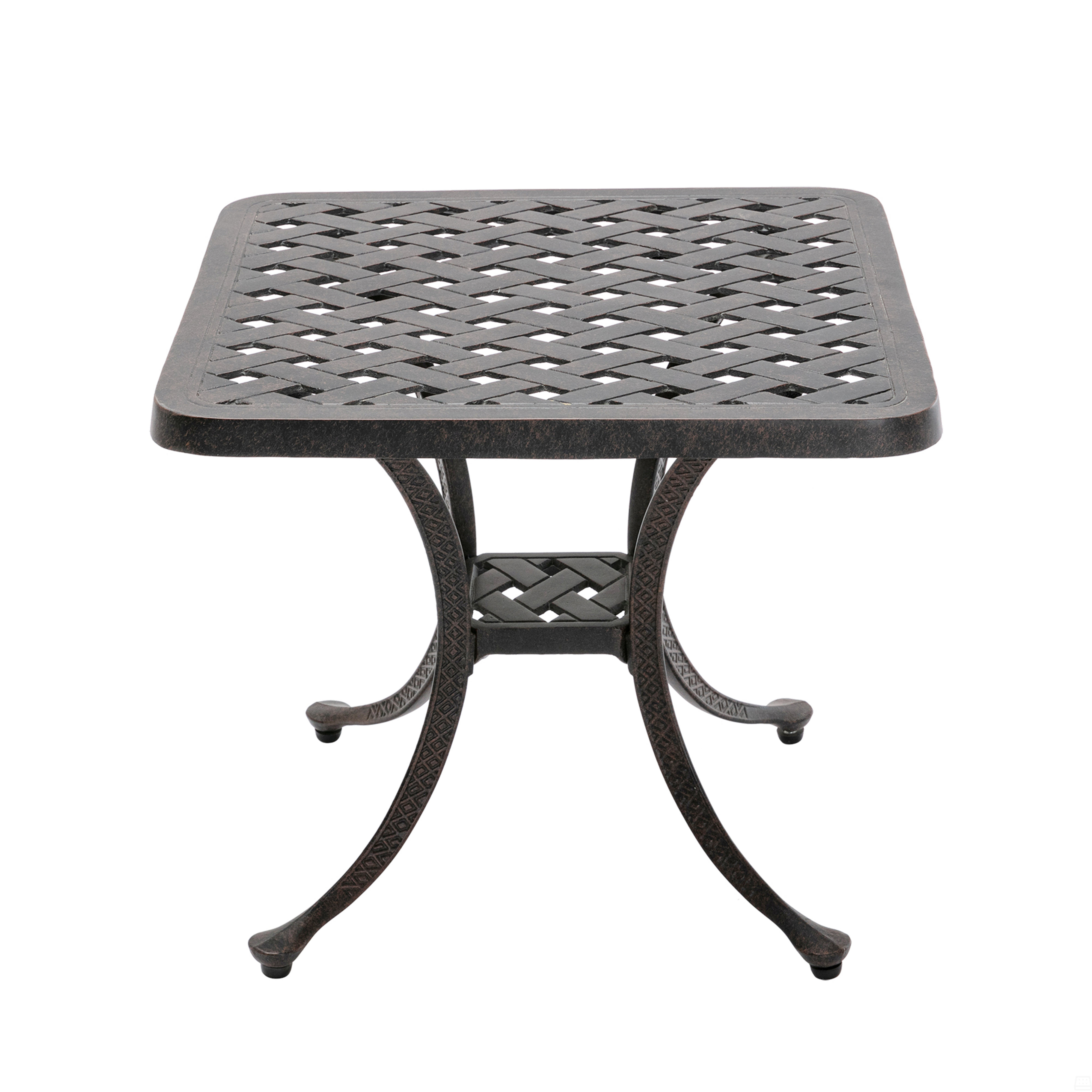 Fleur De Lis Living Aluminium Cast Table - Wayfair Canada