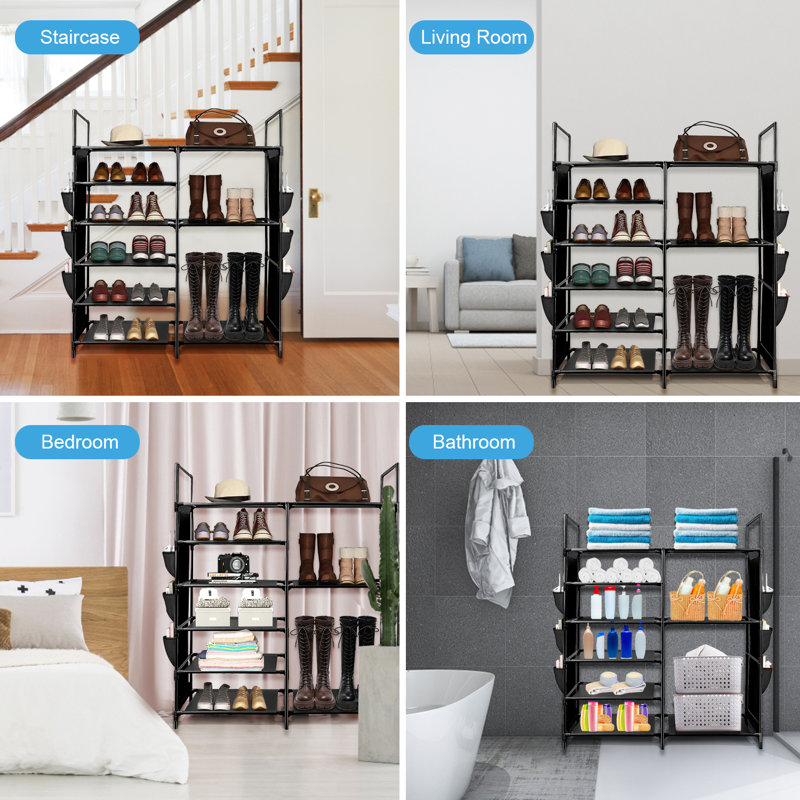Rebrilliant 36 Pair Shoe Rack | Wayfair