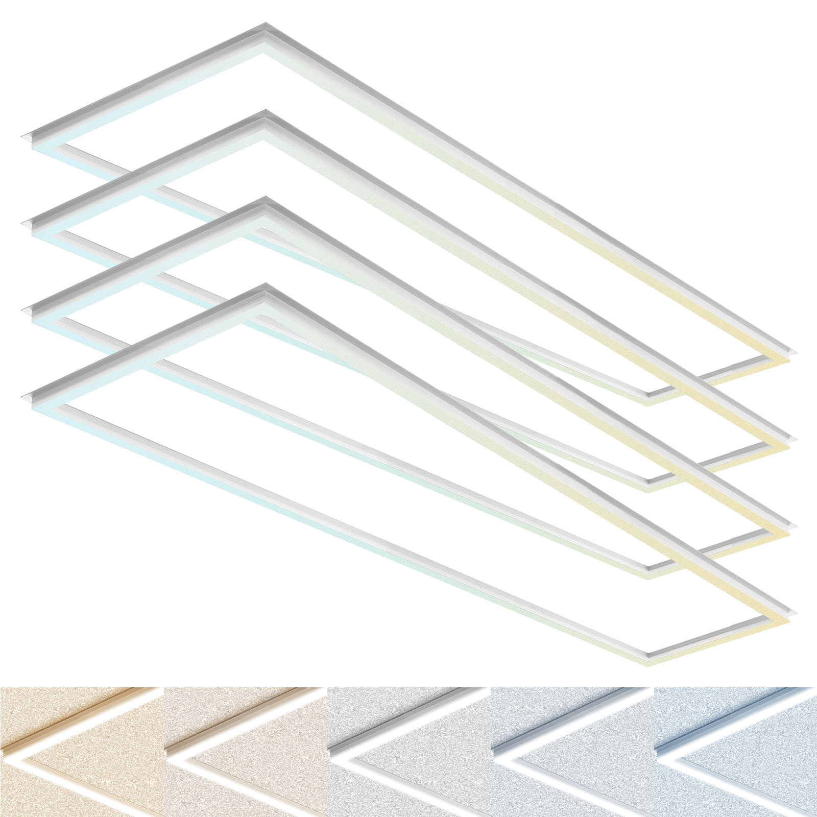 Luxrite Rectangle Flat Panel Ceiling Light | Wayfair