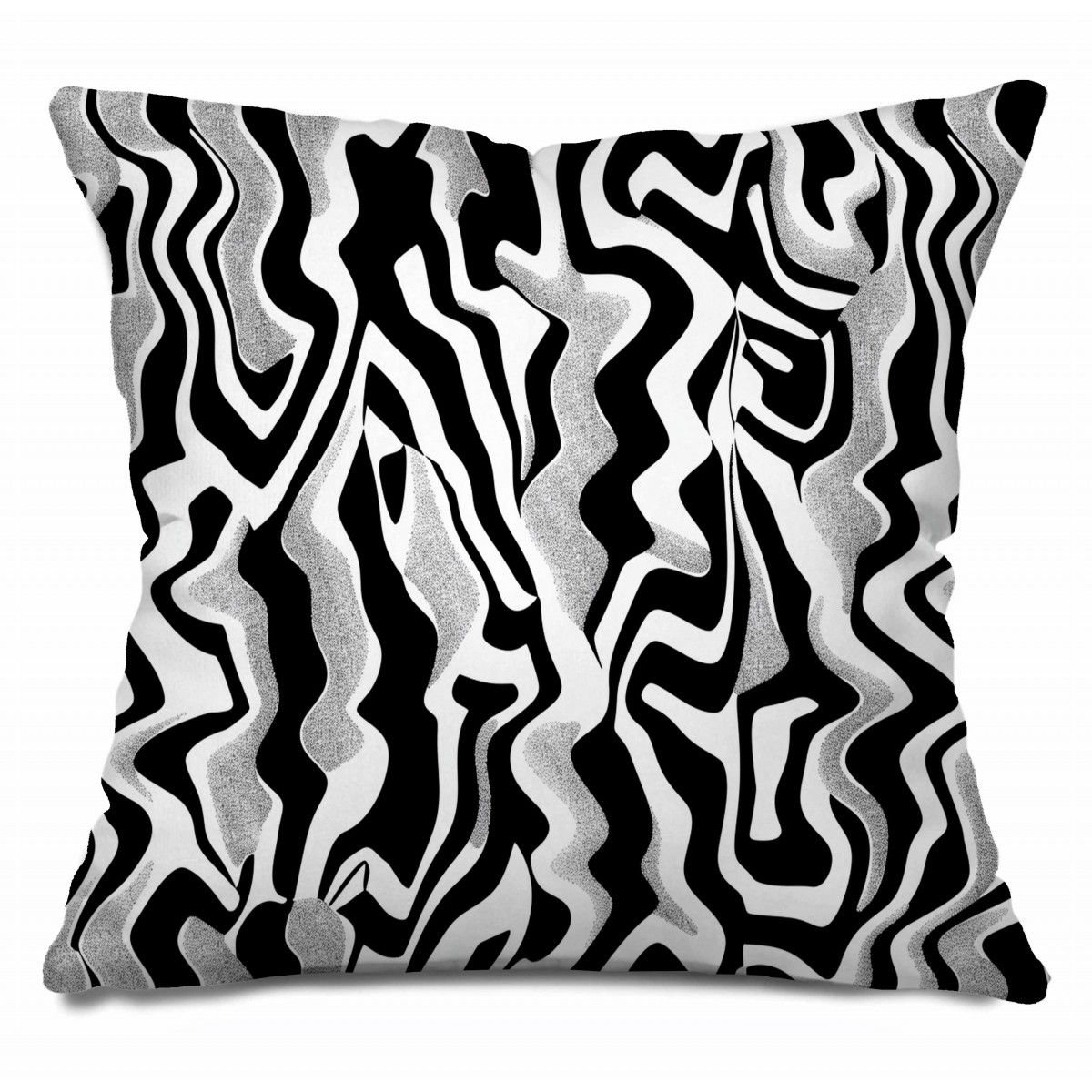 VisionDecor Abstract Cotton Blend Reversible Throw Pillow | Wayfair