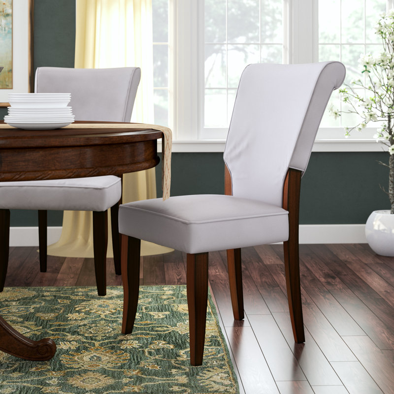 Wade Logan® Aukeem Velvet Solid Back Side Chair & Reviews | Wayfair