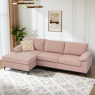 Pink Sectionals You'll Love | Wayfair