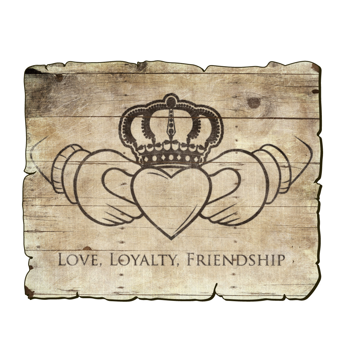 Ebern Designs Love Loyalty and Friendship Wall Decals | Wayfair