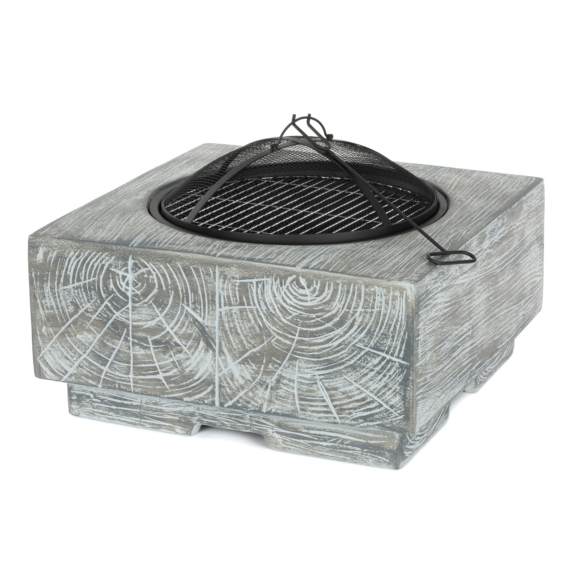 Union Rustic Absolon 60Cm H x 60Cm W Cast Iron Outdoor Fire Pit ...