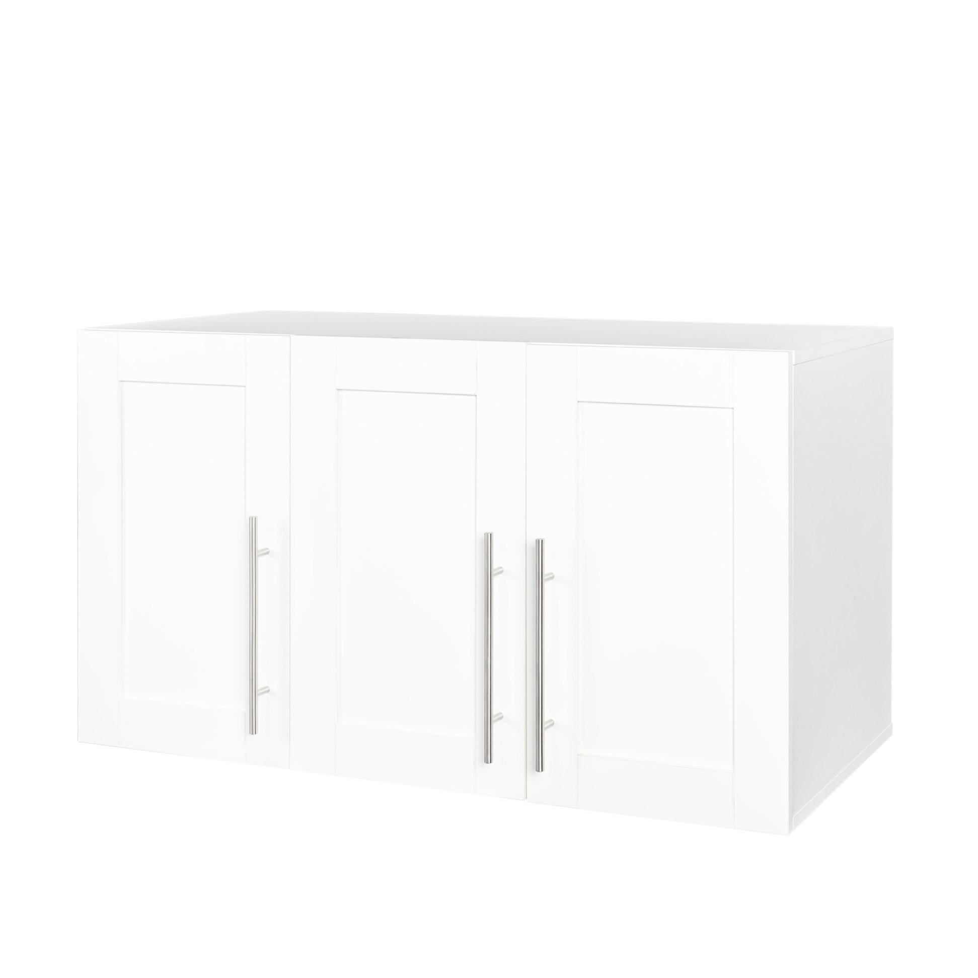 Latitude Run® White Stackable Wall - Mounted 16.22"D X 34.94"W 19.58"H ...