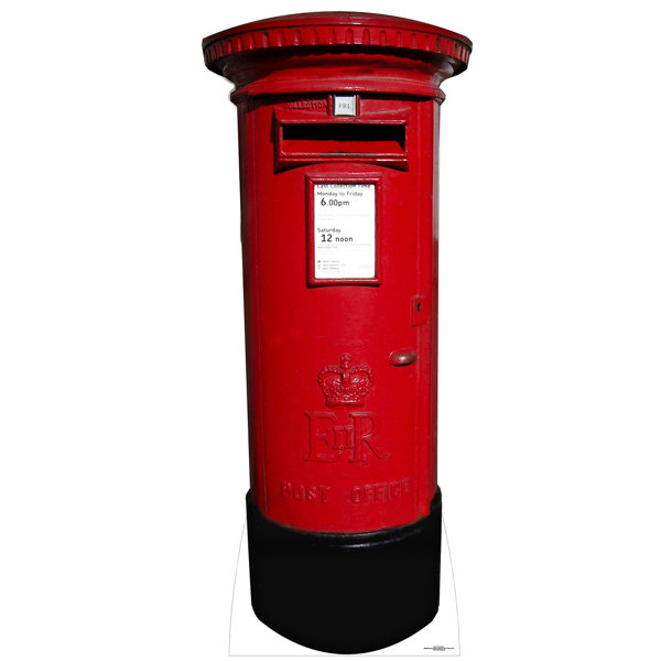 Star Cutouts Post Box Cardboard Standup - Wayfair Canada