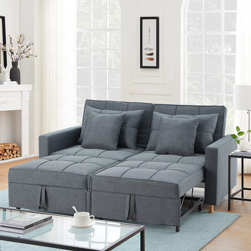 Latitude Run® 71" Square Arm Sofa Bed & Reviews | Wayfair